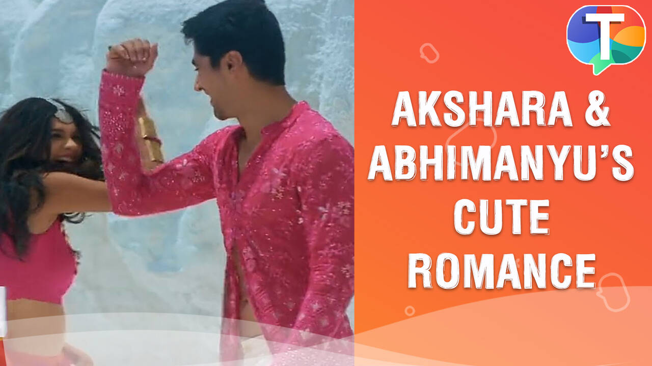 Akshara & Abhimanyu's CUTE romance | Yeh Rishta Kya Kehlata Hai | Zoom TV