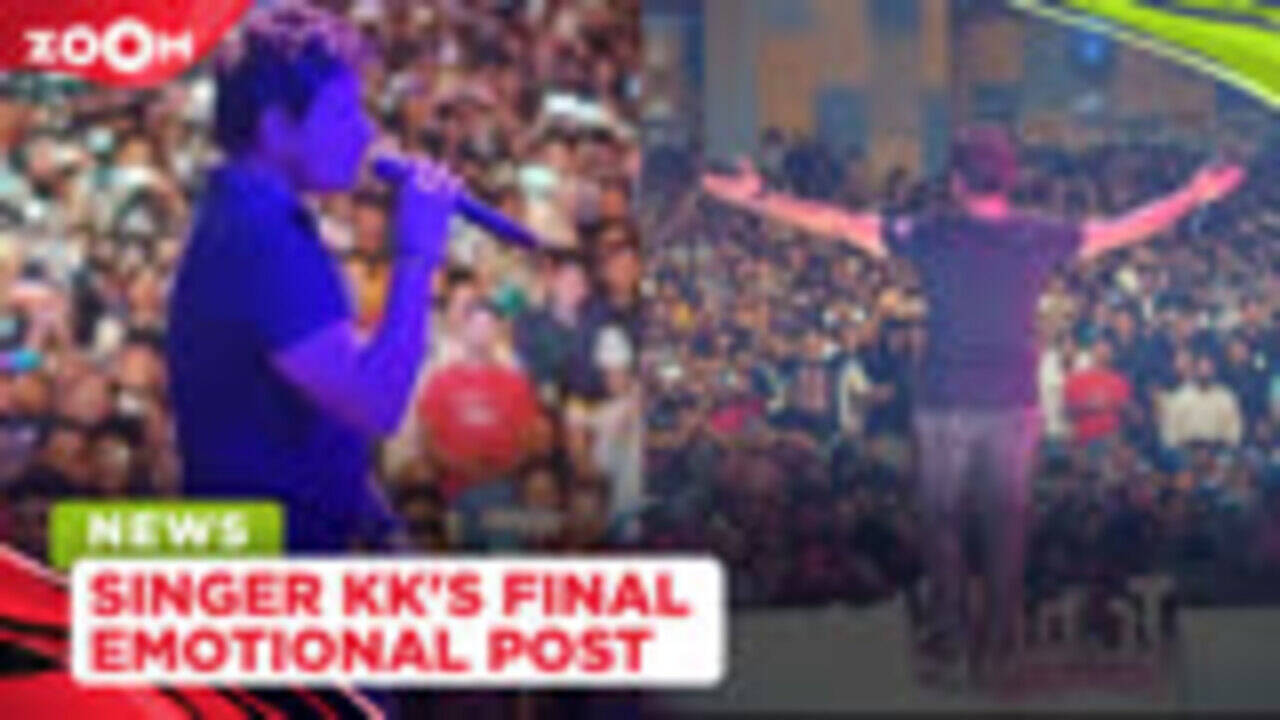 Singer KK's FINAL post before his death is all about concerts, fans ...