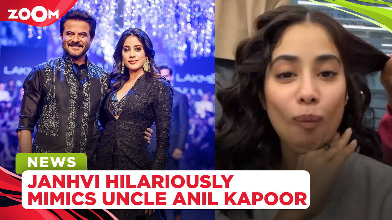 Janhvi Kapoor mimics uncle Anil Kapoor in latest hilarious video | Zoom TV
