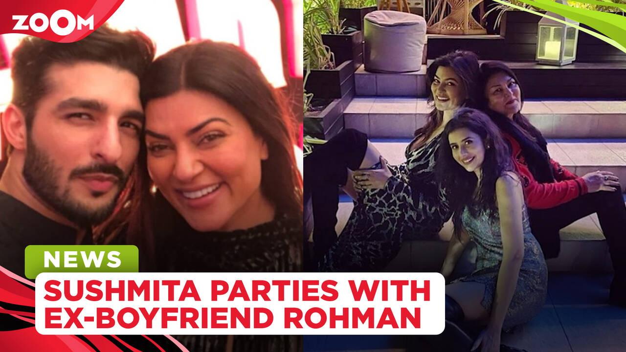 Sushmita Sen PARTIES with ex-boyfriend Rohman Shawl at her mother's birthday party, Videos News ...