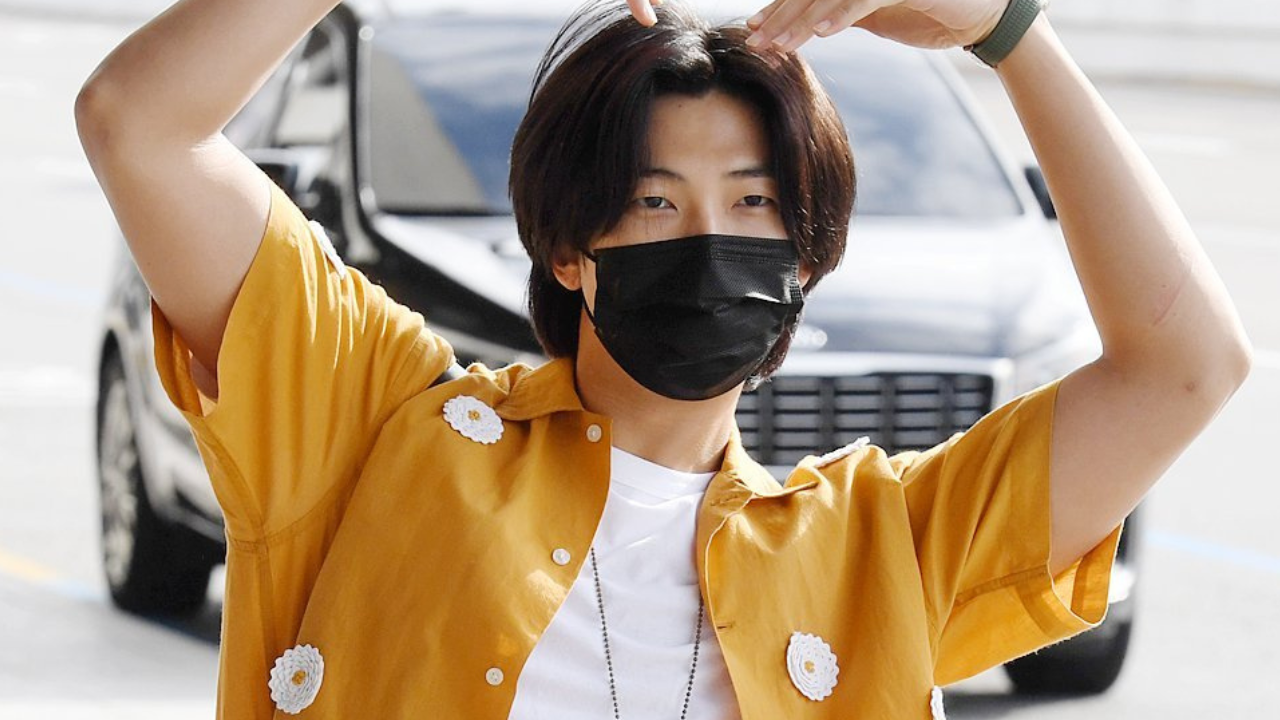 BTS' RM looks fresh as a daisy in quirky orange shirt that will have ...