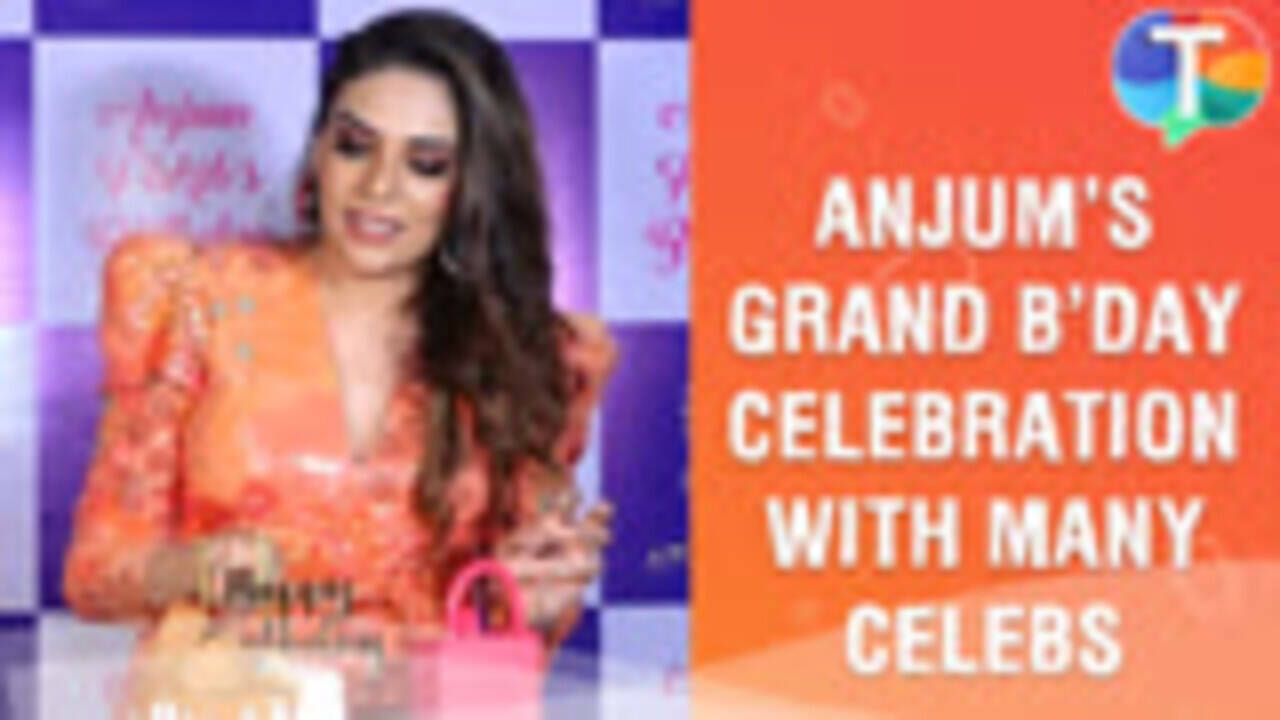 Anjum Fakih’s GRAND birthday celebration with Disha Parmar, Shraddha ...