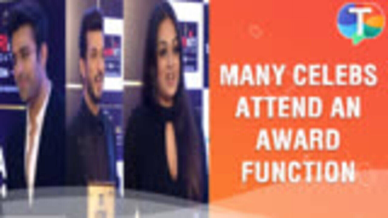 Arjun Bijlani, Pearl.V.Puri, Akanksha Puri and others attend an award ...