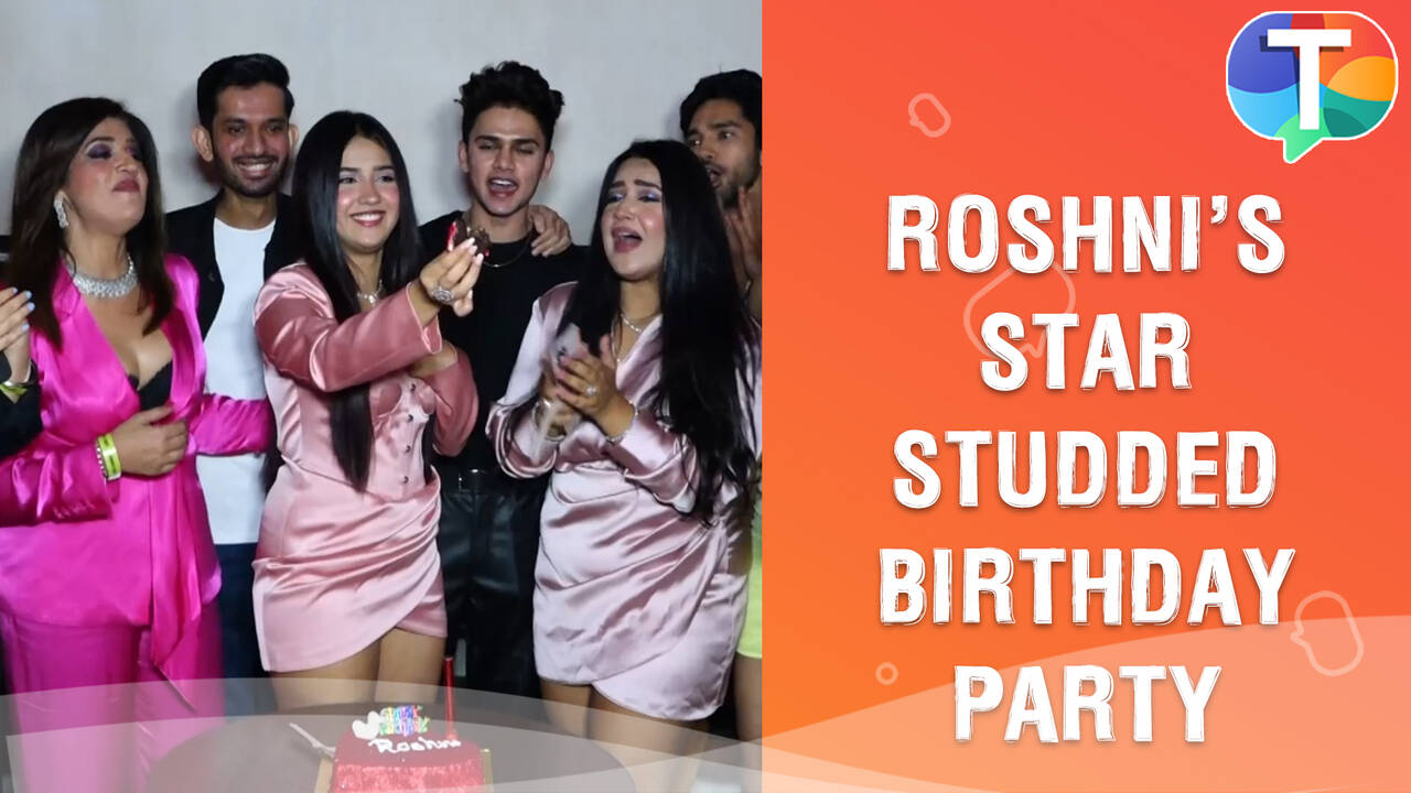 Siddharth Nigam, Rohan Mehra, Ashnoor Kaur and others attend Roshni Walia’s grand birthday party ...