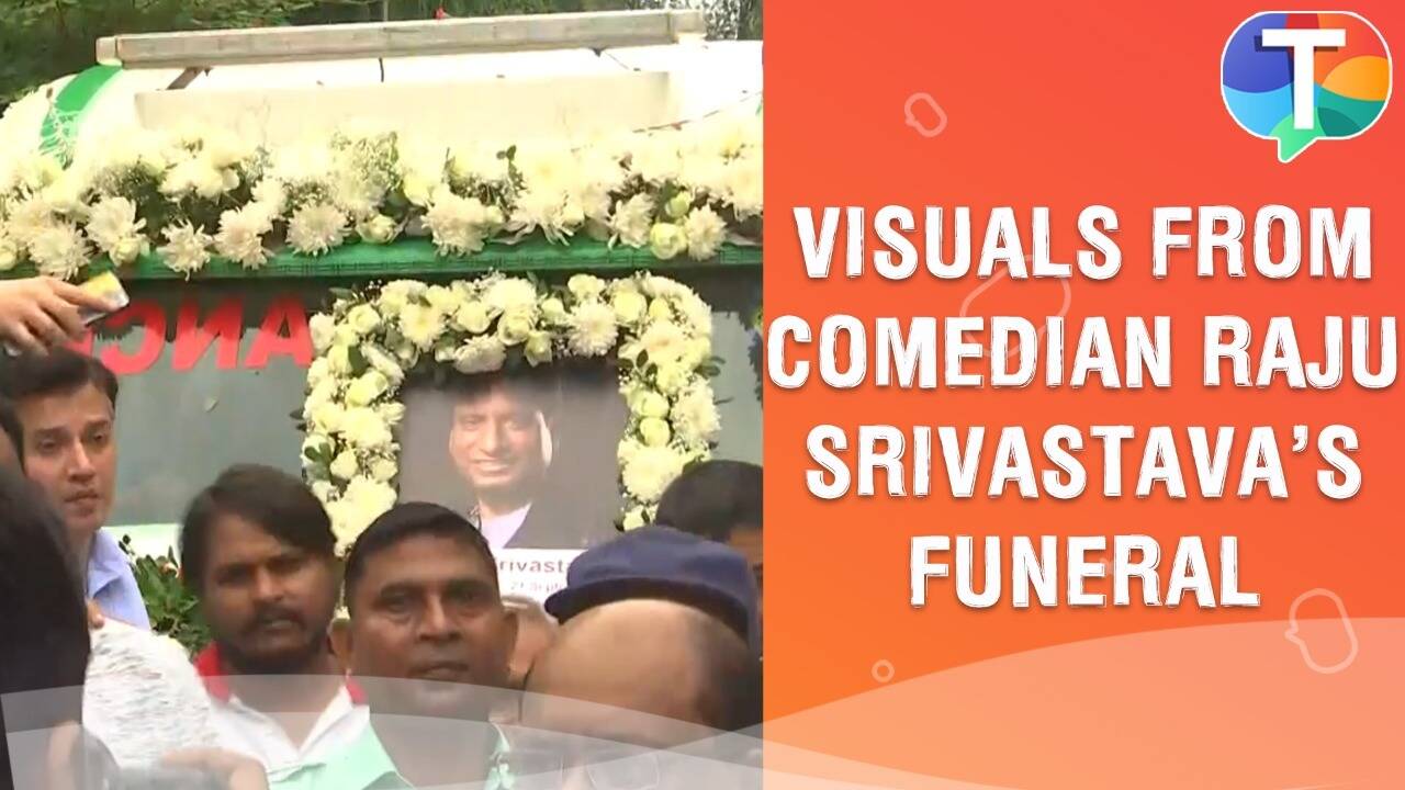 Raju Srivastava Funeral: Inside visuals from the comedian's last rites ...