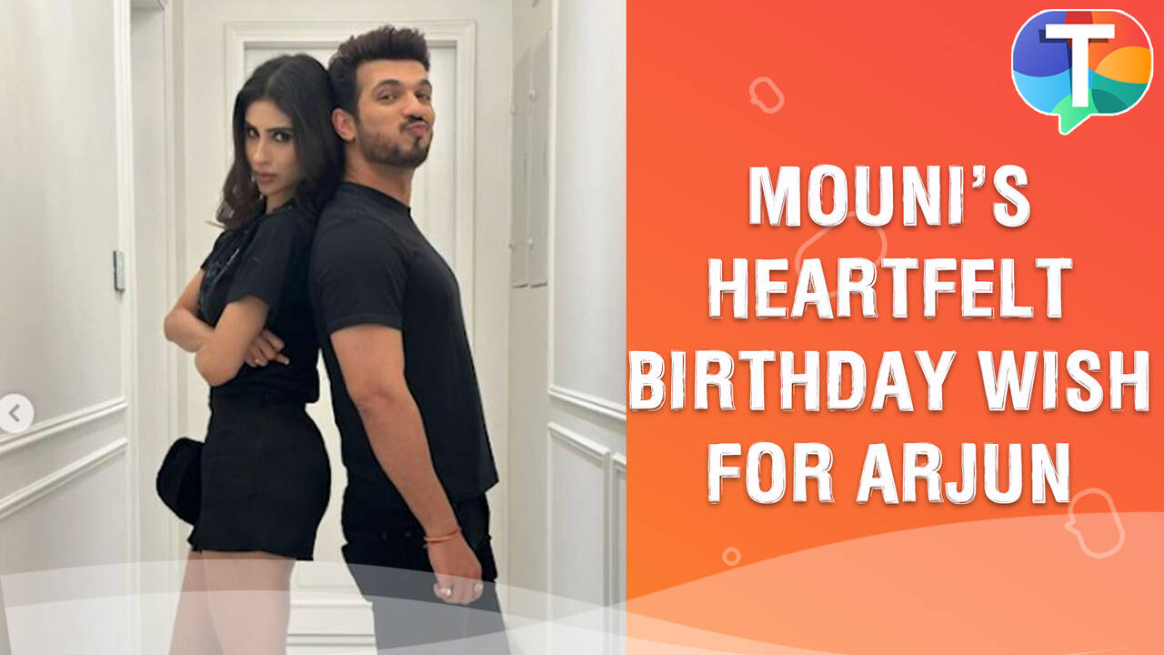 Mouni Roy's HEARTFELT birthday wish for Arjun Bijlani on his birthday ...