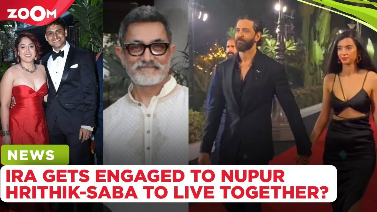 Aamir Khan's daughter Ira Khan gets engaged | Hrithik Roshan & Saba Azad to move in together ...
