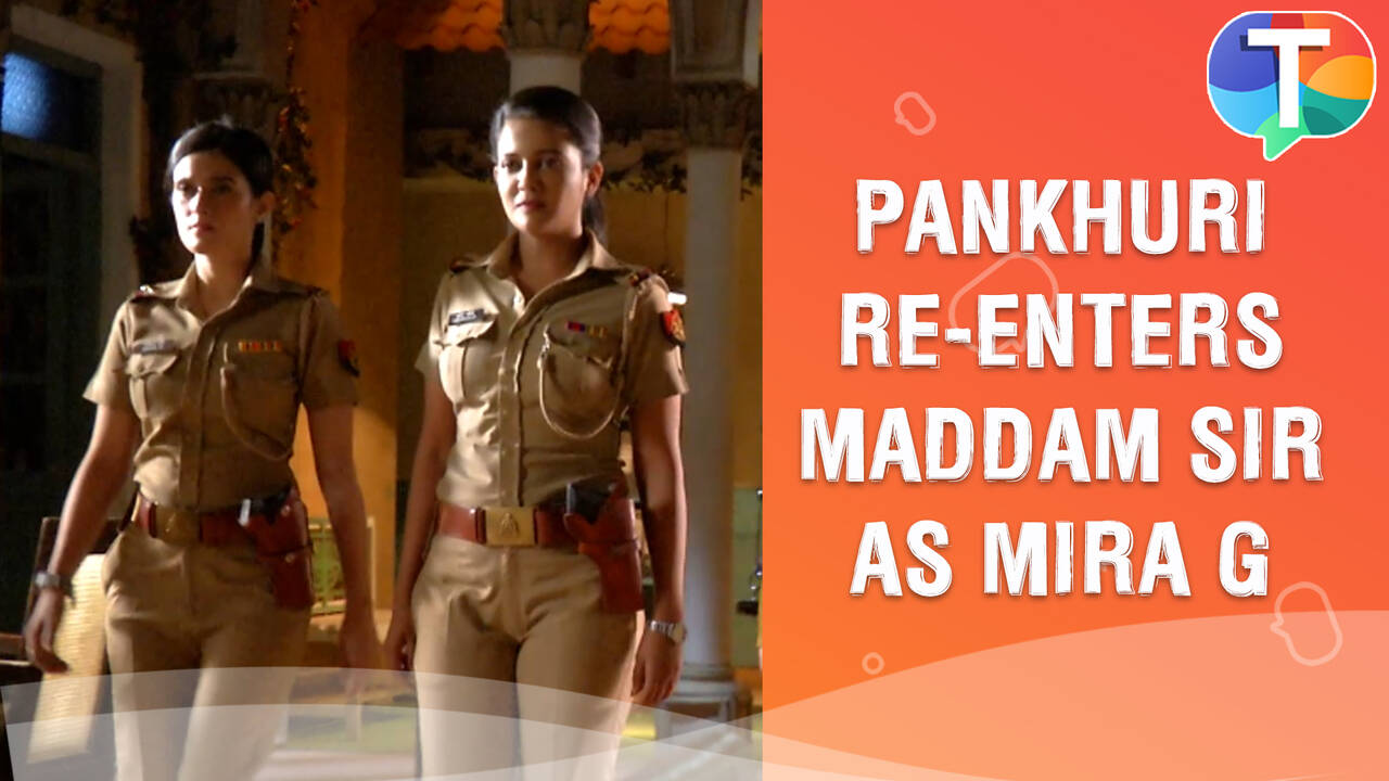 Pankhuri Awasthy Rode re-enters Maddam Sir as AI officer Mira G; BTS clip of new promo shoot ...
