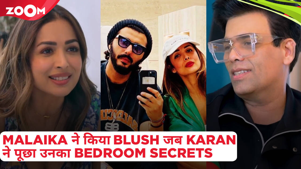 Malaika Arora BLUSHES as Karan Johar discusses her private life with ... Malaika Arora BLUSHES as Karan Johar discusses her private life with ...
