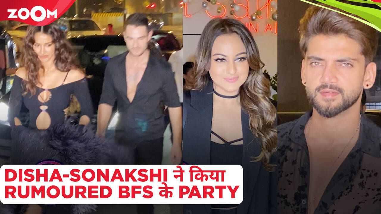 Disha Patani & Sonakshi Sinha party with their rumoured boyfriends ...