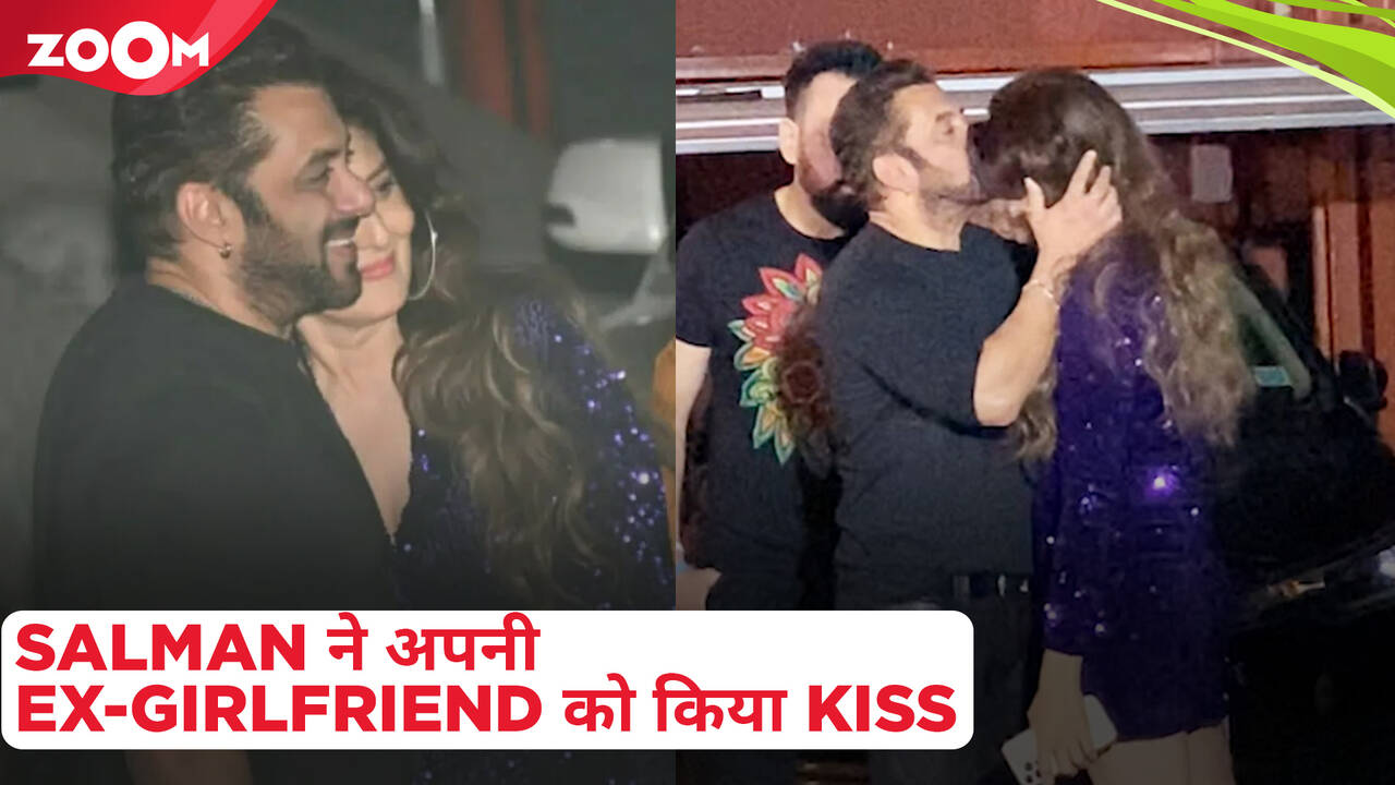 Salman Khan KISSES his ex-girlfriend Sangeeta Bijlani at his birthday bash, Videos News | Zoom TV