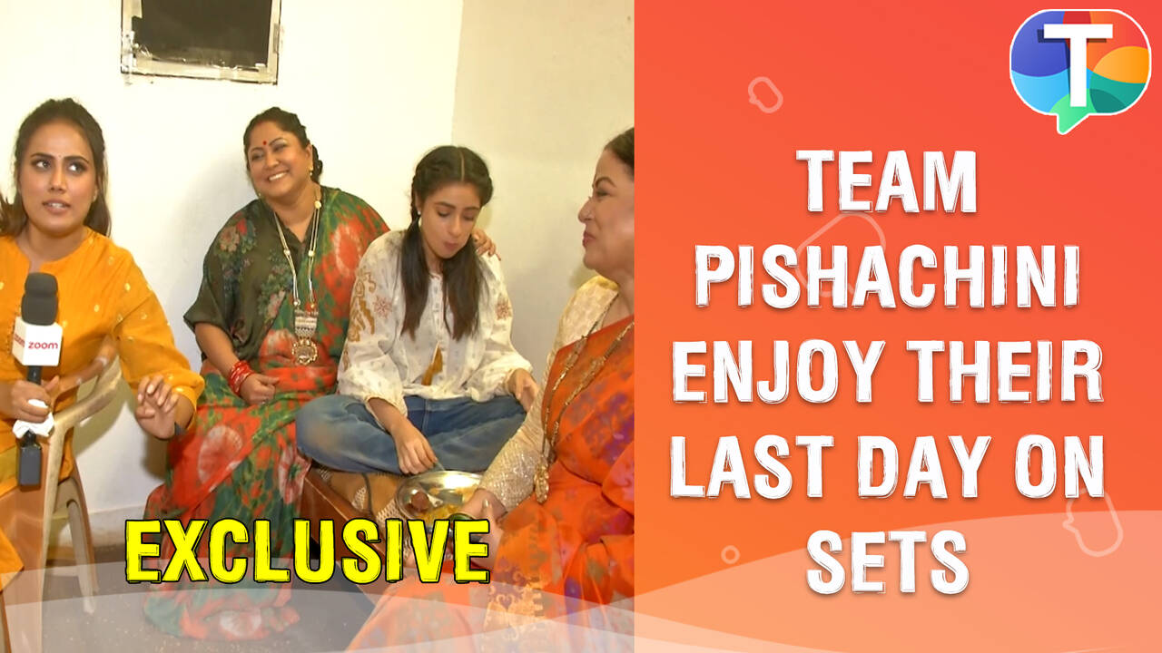 Team Pishachini enjoy their LAST day on sets by having food together ...