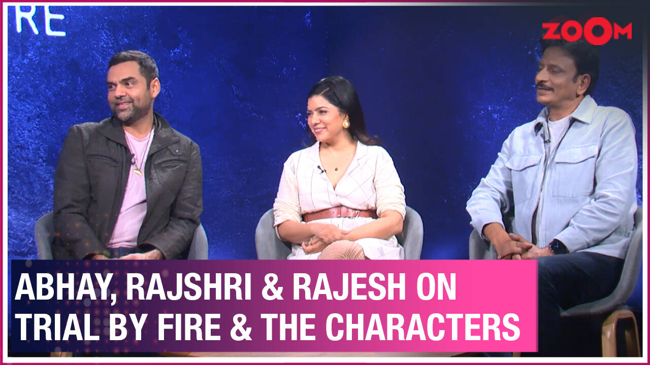 Abhay Deol, Rajesh Tailang & Rajshri Deshpande on Trial By Fire, characters & experience | Zoom TV