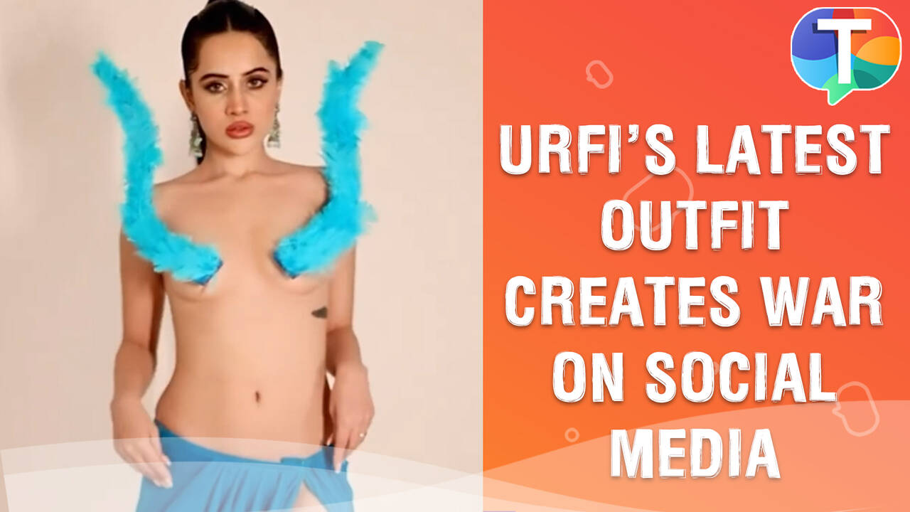 Urfi Javed's bold wings look goes VIRAL and starts social media war, Videos News | Zoom TV