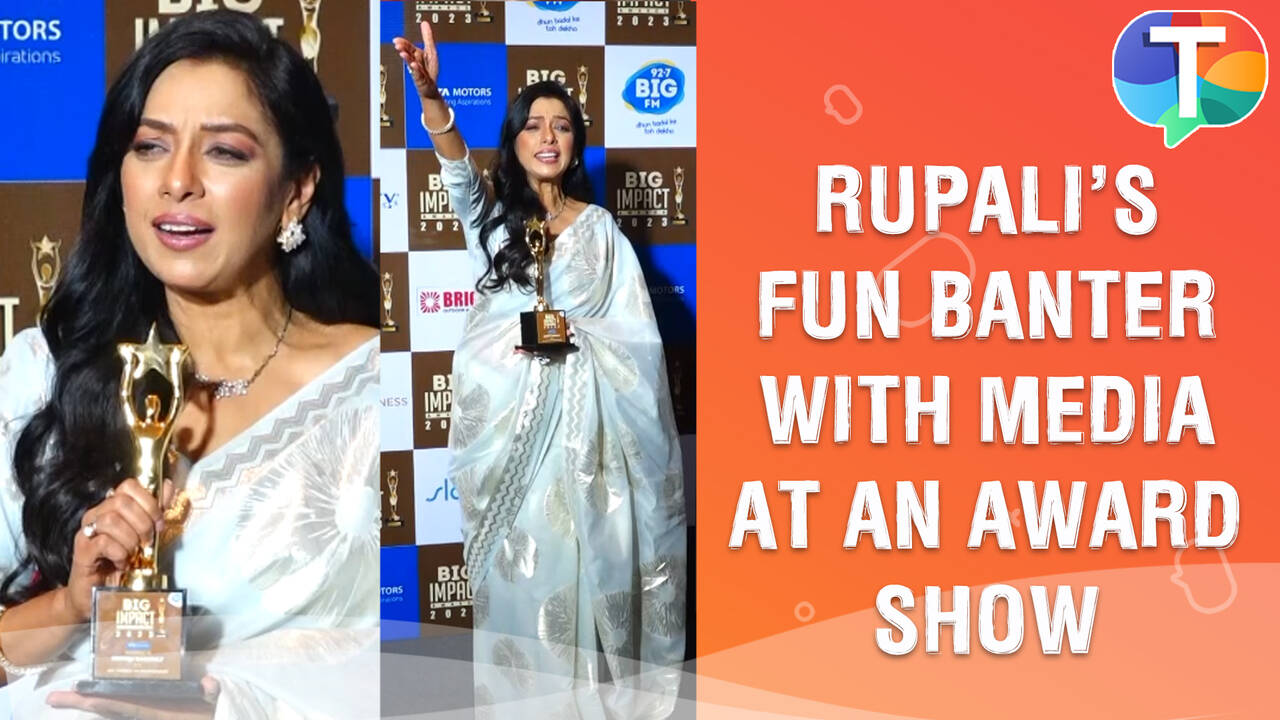 Rupali Ganguly's FUN chat with media as they speak in various languages ...
