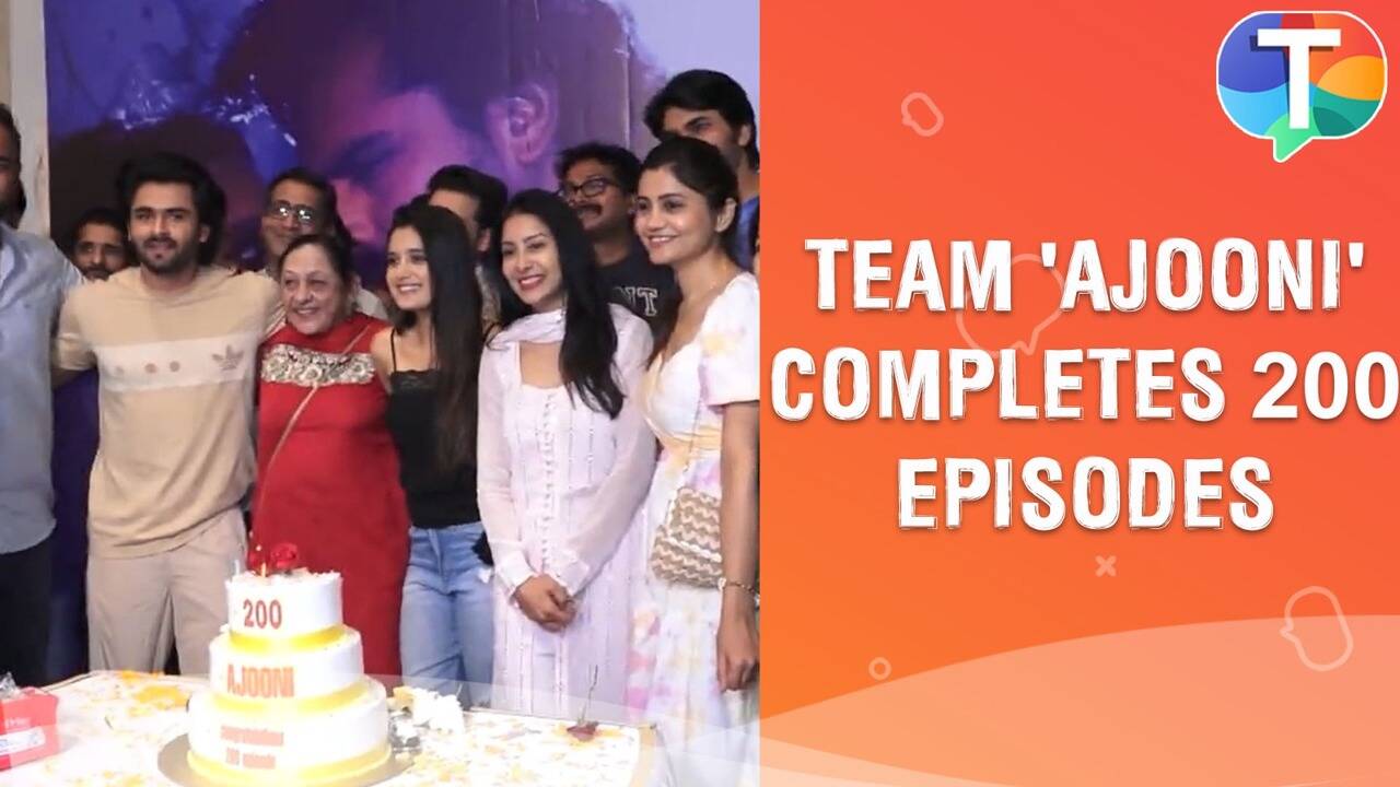Team 'Ajooni' celebrates as the show completes 200 episodes! | Zoom TV