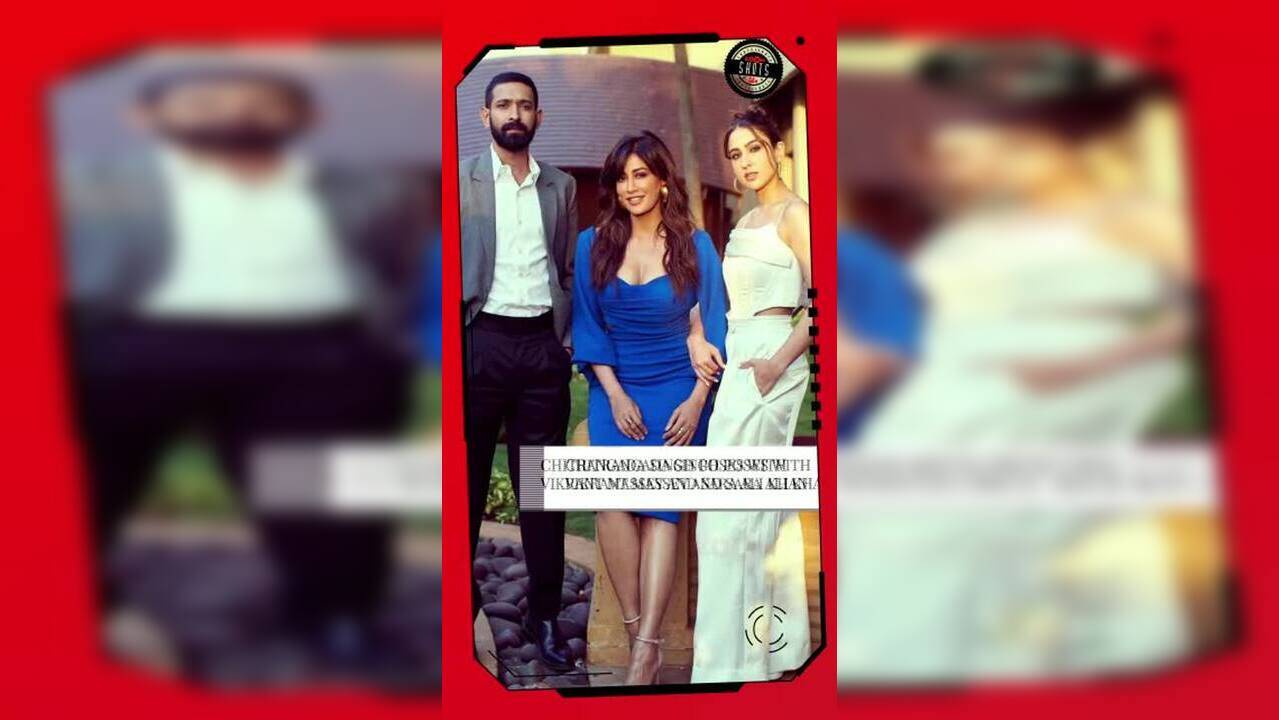 Chitrangda Singh looks electrifying in blue as she poses with Sara Ali ...