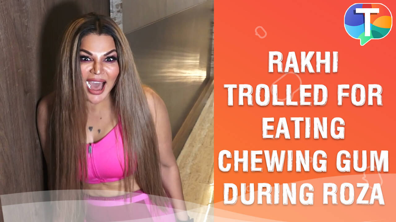 Rakhi Sawant TROLLED for eating chewing gum during Roza | Television News | Zoom TV