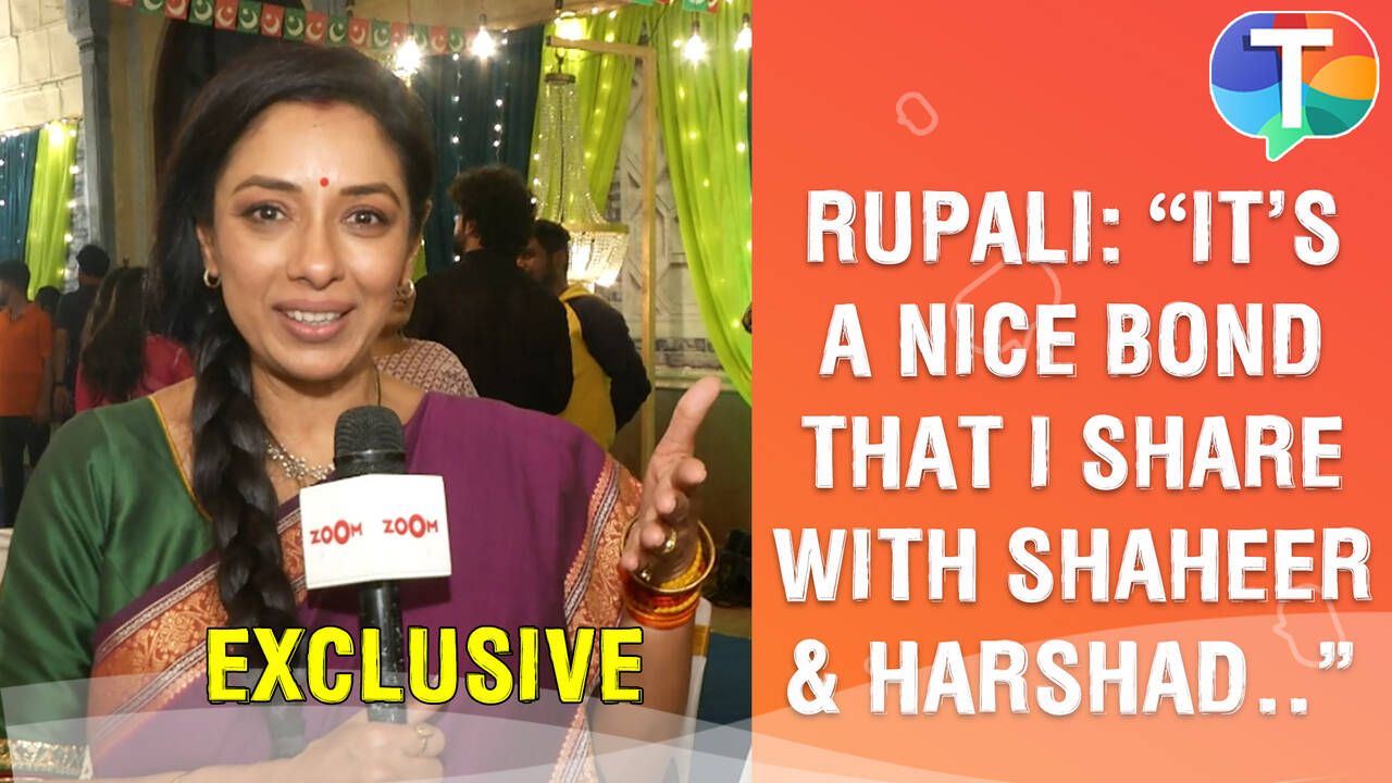 Rupali Ganguly aka Anupamaa talks about her bond with Shaheer Sheikh ...