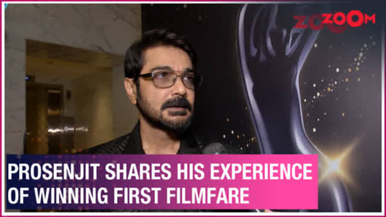 Prosenjit Chatterjee on his experience of winning FIRST Filmfare Award ...