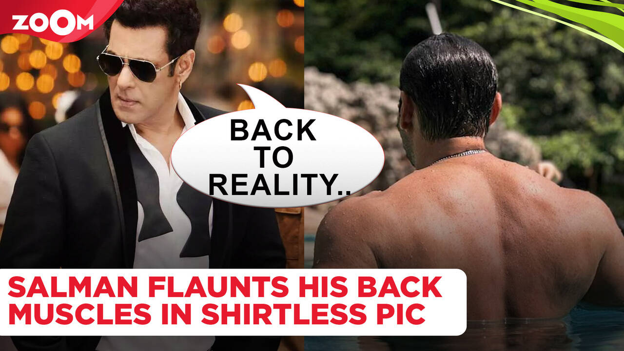 Salman Khan FLAUNTS his back muscles in shirtless pool picture ...